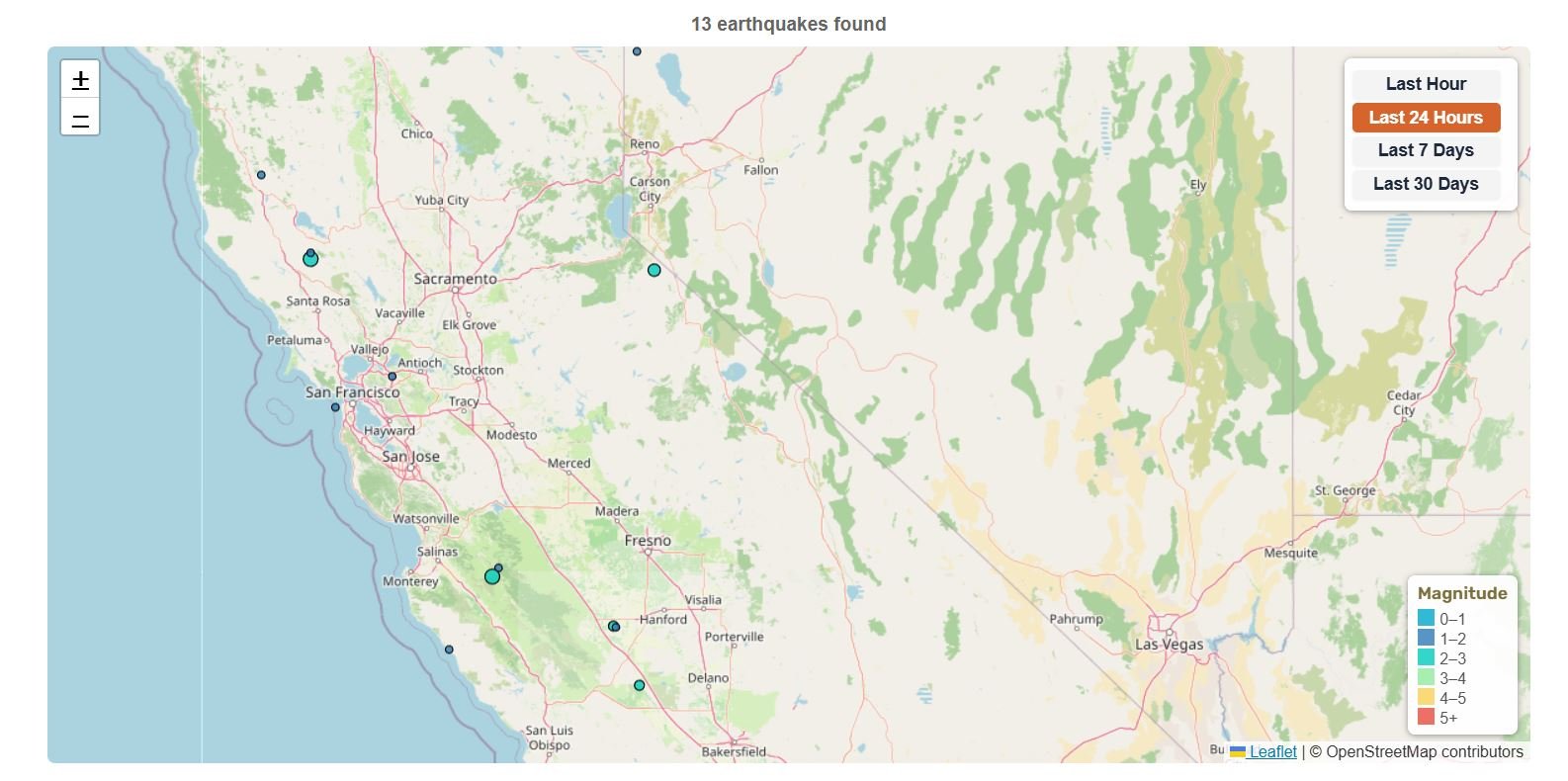 Northern California Earthquakes – Current Map & Latest Quakes