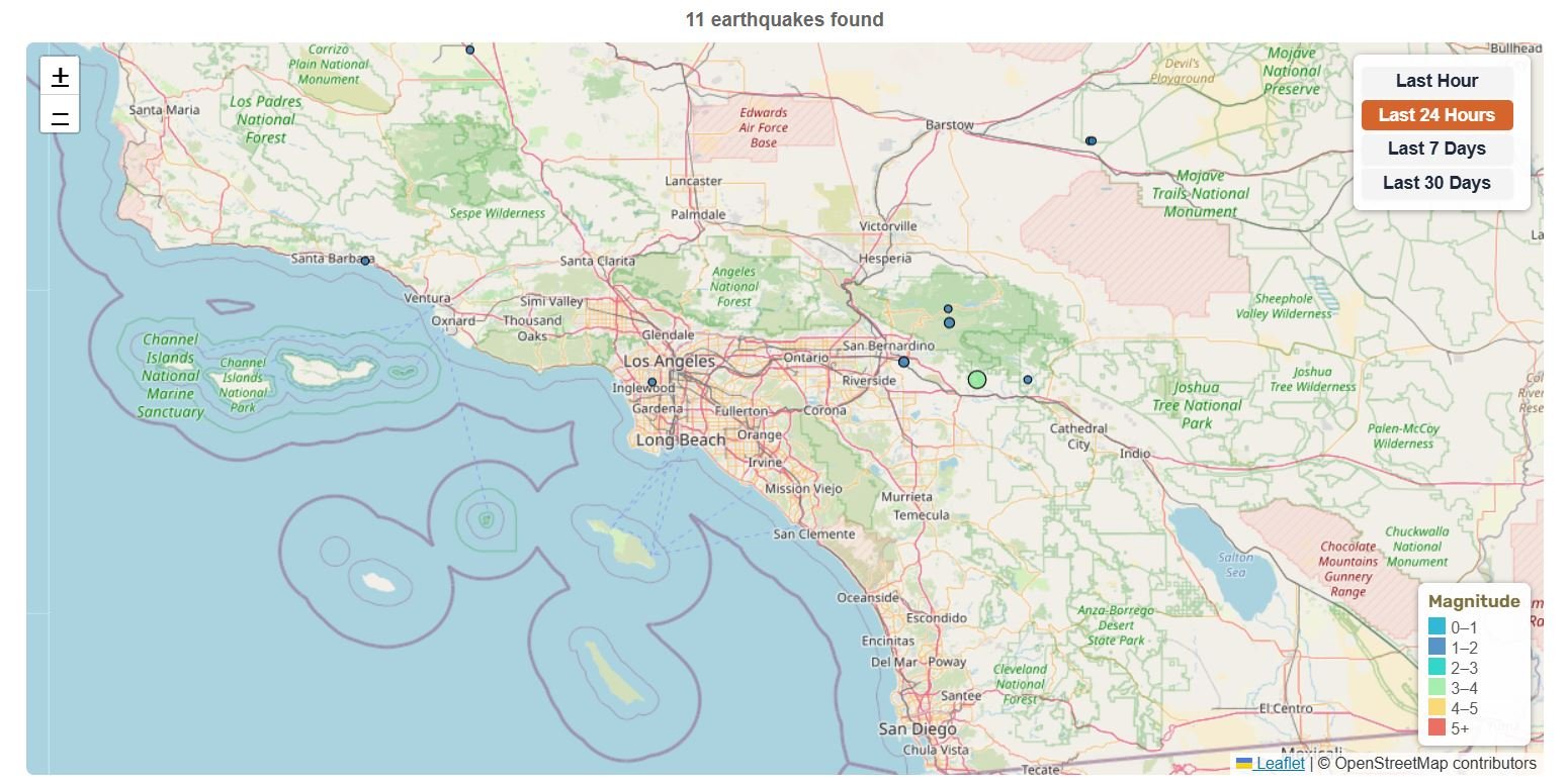 Southern California Earthquakes | Earthquakes Worldwide
